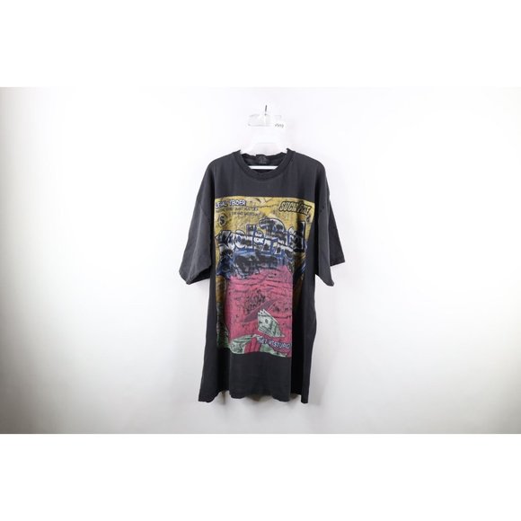 Vintage | Shirts | Vintage Streetwear Mens 2xl Thrashed Spell Out Kool ...